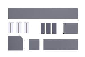 Tropfblech / Traufblech aus Alu 0.8mm - Länge 2000mm / 2m