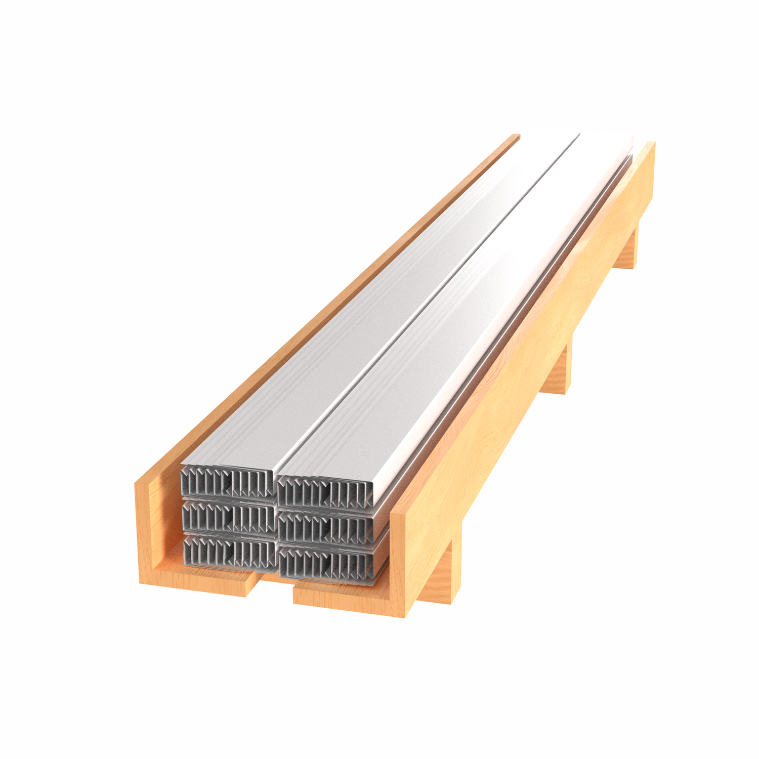 Tropfblech / Traufblech aus Alu 0.8mm - Länge 2000mm / 2m